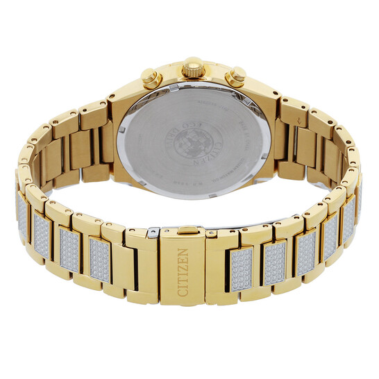 Citizen Chronograph Eco-Drive Crystal Black Dial Men's Watch CA0752-58E ...