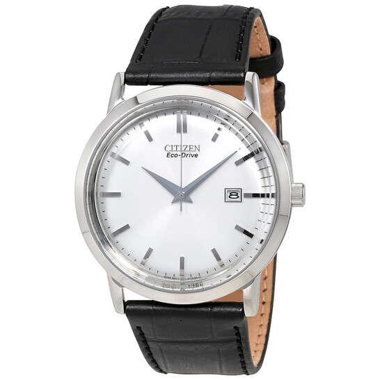 Citizen Eco-Drive Silver Dial Stainless Steel Men's Watch BM7190-05A ...