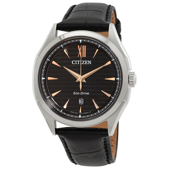 Citizen Eco-Drive Black Dial Men's Watch AW1750-18E 4974374333803 ...