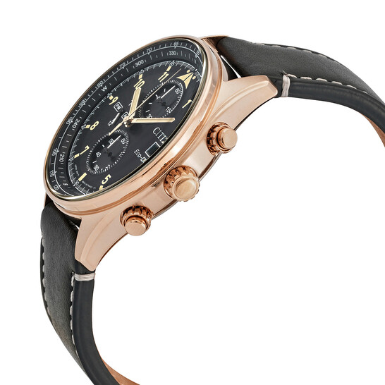 Citizen Eco-Drive Chronograph Black Dial Men's Watch CA0773-15E ...