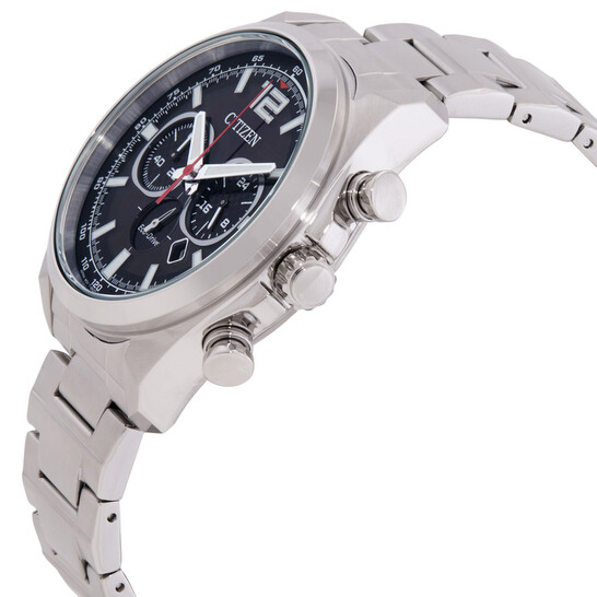 Citizen Eco-Drive Chronograph Black Dial Men's Watch CA4640-50E ...