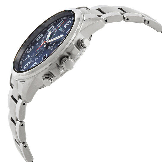 Citizen Eco-Drive Chronograph Blue Dial Watch AT0200-56L 4974374288905 ...