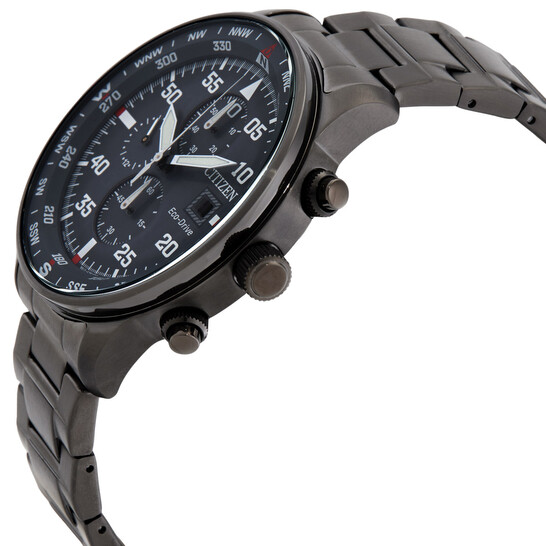 Citizen Eco-Drive Chronograph Grey Dial Men's Watch CA0696-57H ...