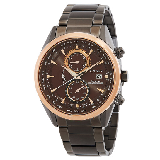 Citizen Perpetual Chronograph Red Dial Men's Watch AT8267-86X ...
