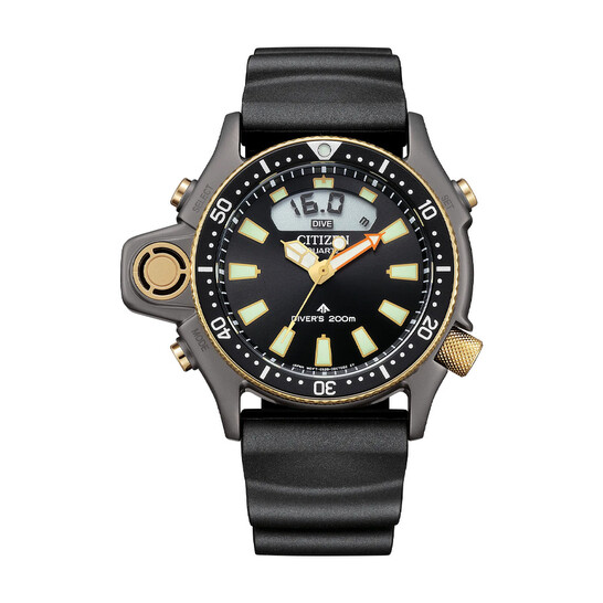 Citizen Promaster Aqualand Quartz Analog-Digital Black Dial Men's Watch JP2008-06E 4974374345783 ...