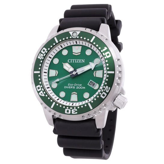 Citizen Promaster Eco-Drive Green Dial Men's Watch BN0158-00X 4974374300362 - Watches, Promaster ...