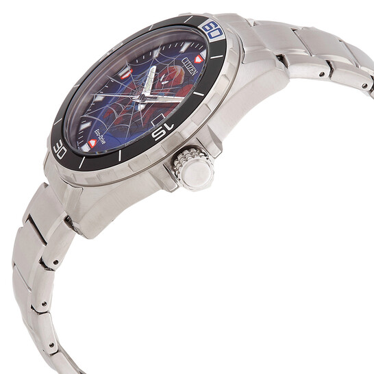 Citizen Spider-Man Eco-Drive Blue Dial Men's Watch BM7610-52W ...
