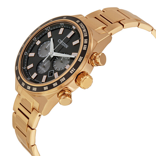 Citizen Sport Chronograph Eco-Drive Black Dial Men's Watch CA4203-54E ...