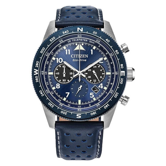 Citizen Weekender Sport Chronograph Blue Dial Men's Watch CA4557-01L ...