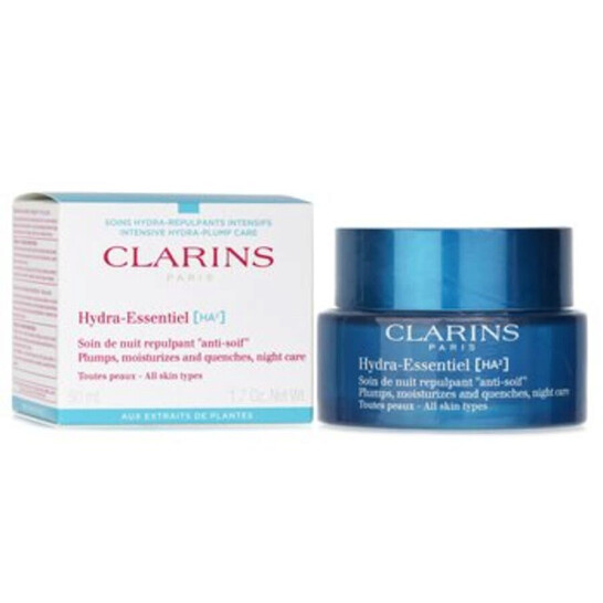Clarins Hydra-Essentiel HA2 Plumps, Moisturizes And Quenches Night ...