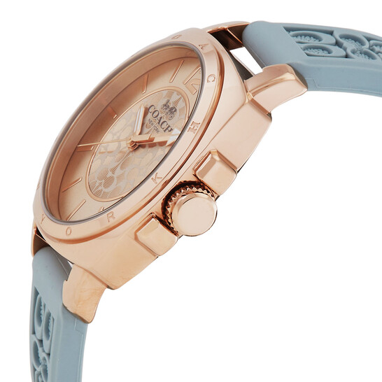 Coach Boyfriend Carnation Gold Dial Quartz Ladies Watch 14503979 ...