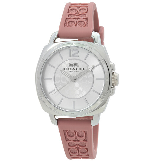 Coach Boyfriend Quartz Silver Dial Ladies Watch 14503876 - Watches ...