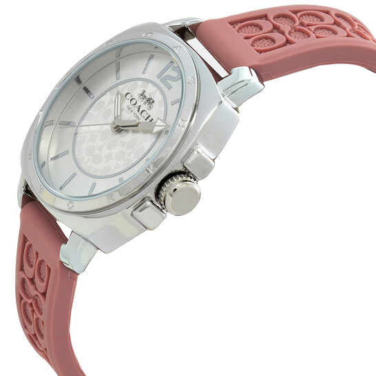 Coach Boyfriend Quartz Silver Dial Ladies Watch 14503876 - Watches ...
