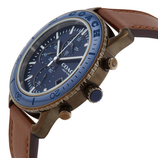 Coach Cruiser Chronograph Quartz Blue Dial Men's Watch 14602610 ...