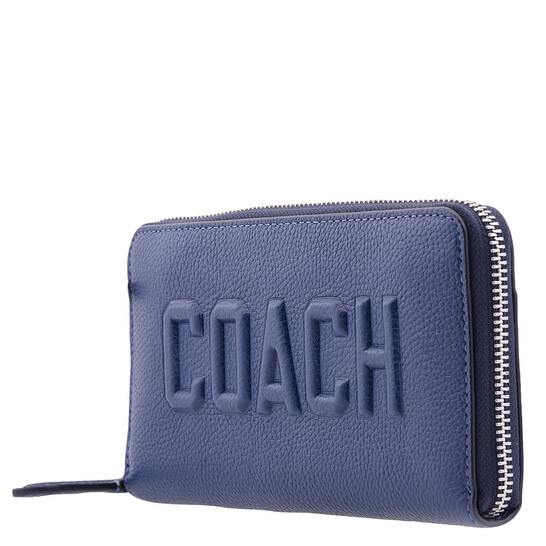 Coach Deep Blue Accordion Wallet With Coach Graphic CW715 DEB ...