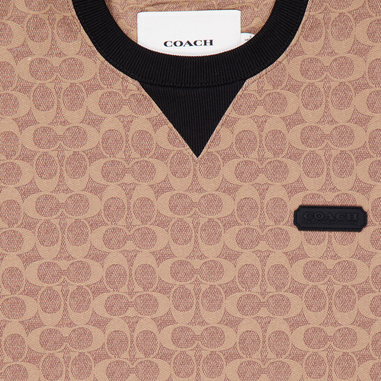 Coach Essential Crewneck Sweatshirt In Signature, Size Small CB490 RYU ...