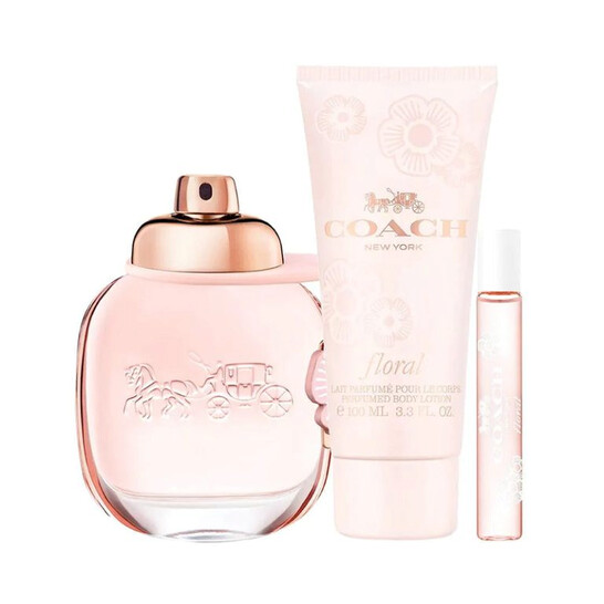 Coach Floral 3pc Gift Set Fragrances For Ladies 3386460138703 ...