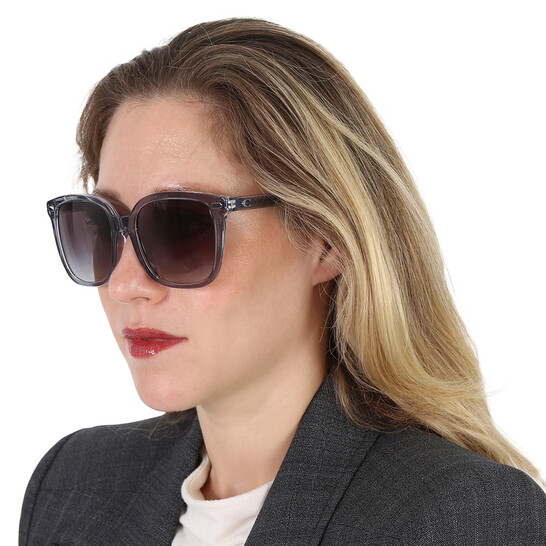 Coach Grey Gradient Square Ladies Sunglasses HC8381F 57808G 56 ...
