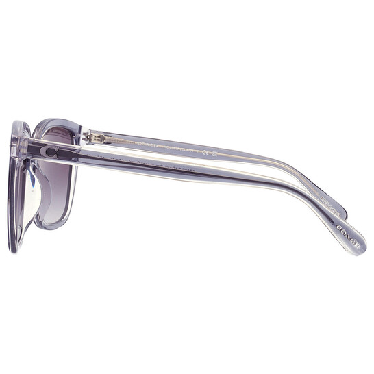 Coach Grey Gradient Square Ladies Sunglasses HC8381F 57808G 56 ...
