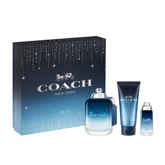 Coach Men's Blue 3pcs EDT Gift Set Fragrances 3386460138932 ...