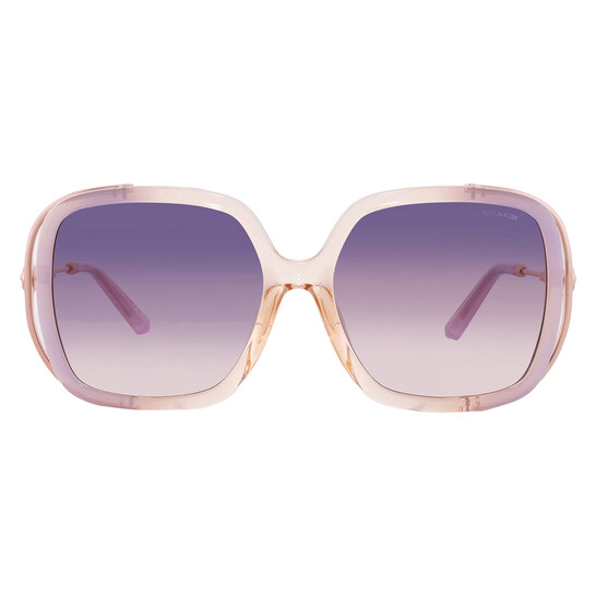 Coach Purple Yellow Gradient Square Ladies Sunglasses HC8423U 5889U6 56 ...