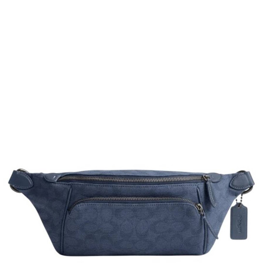 Coach Signature Canvas Jacquard League Belt Bag CU008 D61 196395407873 ...