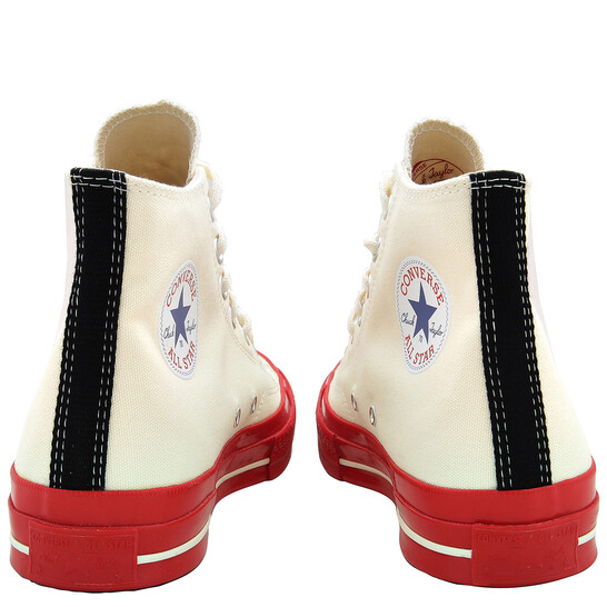Comme Des Garcons X Cdg Play Converse High-Top Sneaker, Brand Size 4 ...