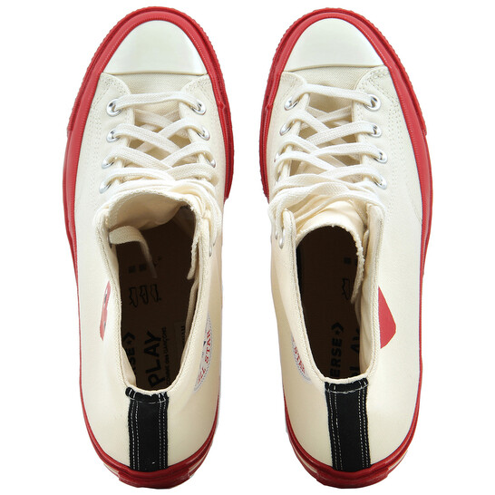Comme Des Garcons X Cdg Play Converse High-Top Sneaker, Brand Size 4 ...