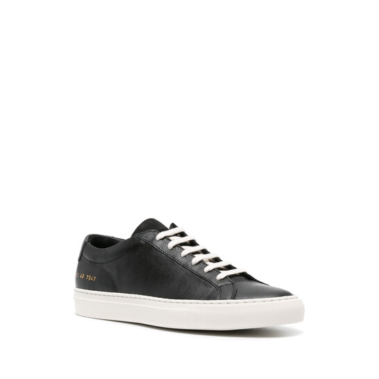 Common Projects Black Nubuck Achilles Sneakers, Brand Size 36 ( US Size ...