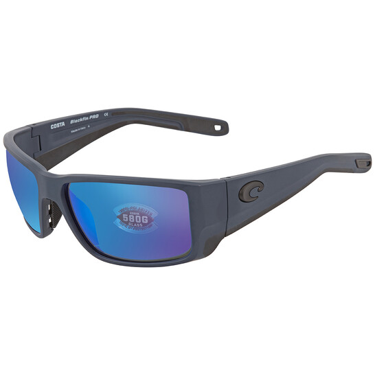 Costa Del Mar BLACKFIN PRO Blue Mirror Polarized Glass Men's Sunglasses ...
