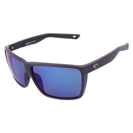 Costa Del Mar RINCON II Blue Mirror Polarized Polycarbonate Square Men ...