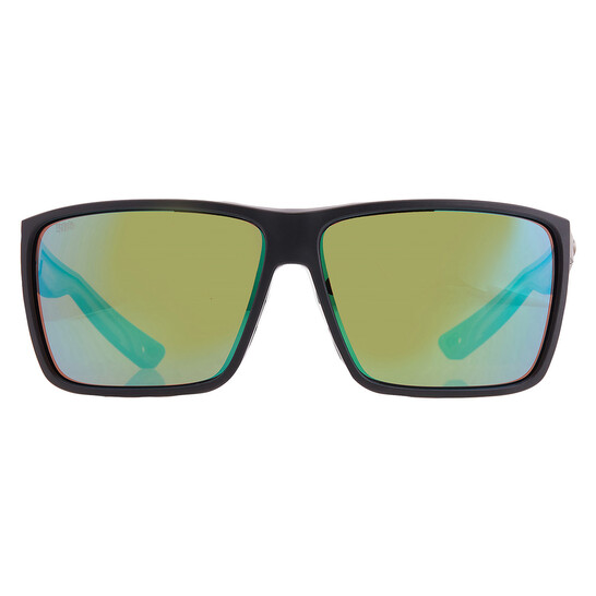 Costa Del Mar RINCON II Green Mirror Polarized Glass Rectangular Men's ...