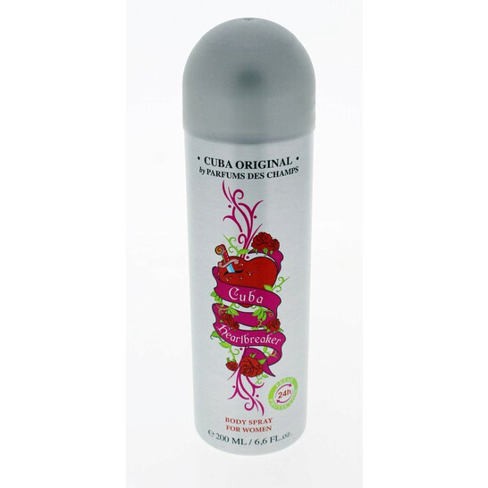 Cuba Ladies Heart Breaker Body Spray 6.7 oz Fragrances 5425017737001 ...