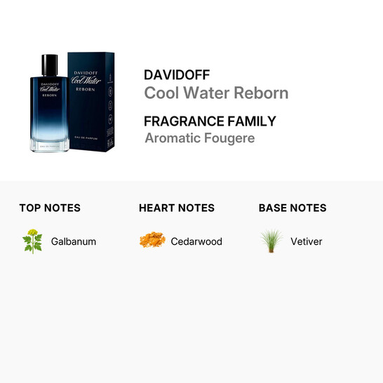 Davidoff Men's Cool Water Reborn EDP 3.4 oz Fragrances 3616303470043 - Fragrances, Cool Water ...