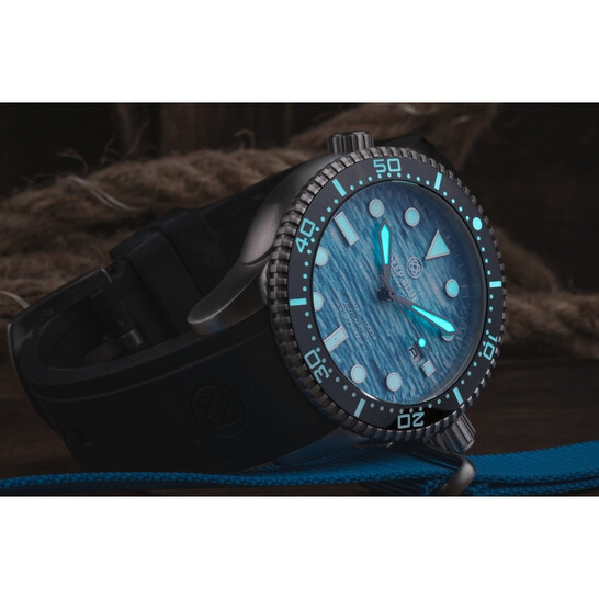 Deep Blue Diver 1000 Automatic Blue Dial Men's Watch DIVER1000OCEANAQUA ...