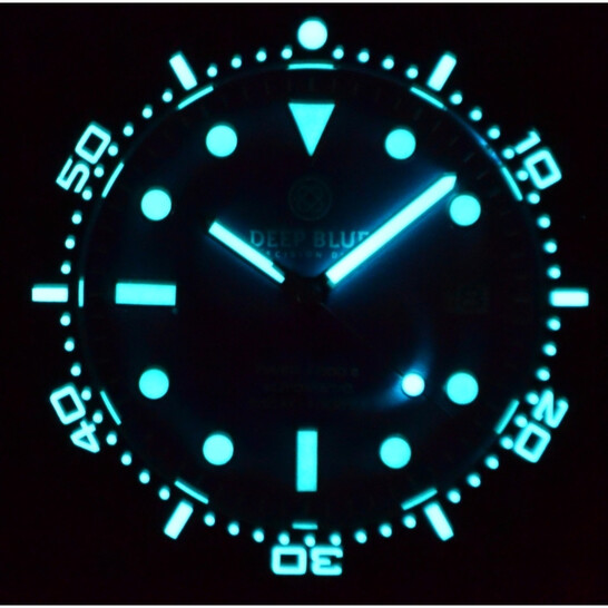 Deep Blue Diver 1000 Gen2 Automatic Men's Watch DVR40BLUEMOP - Watches ...