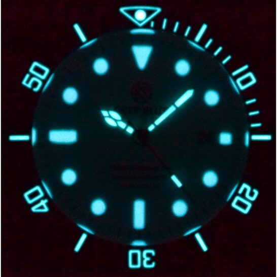 Deep Blue Ocean Mariner 300 Automatic White Dial Men's 42 mm Watch ...