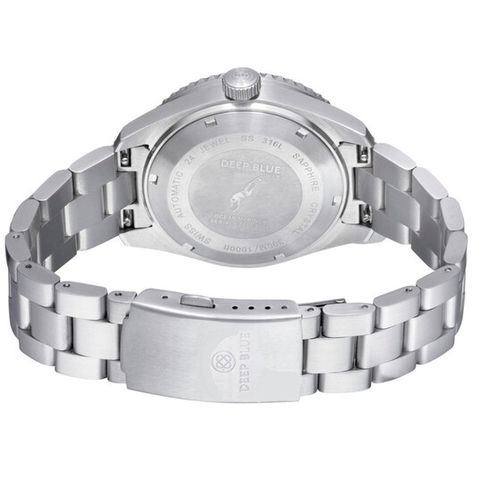 Deep Blue Ocean Mariner 300 Automatic White Dial Men's 42 mm Watch ...