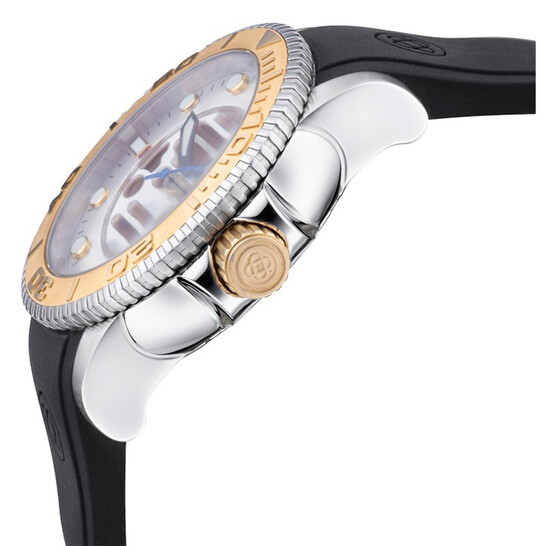 Deep Blue Skeleton Diver Automatic Silver Dial Men's Watch 40MMSKELF ...