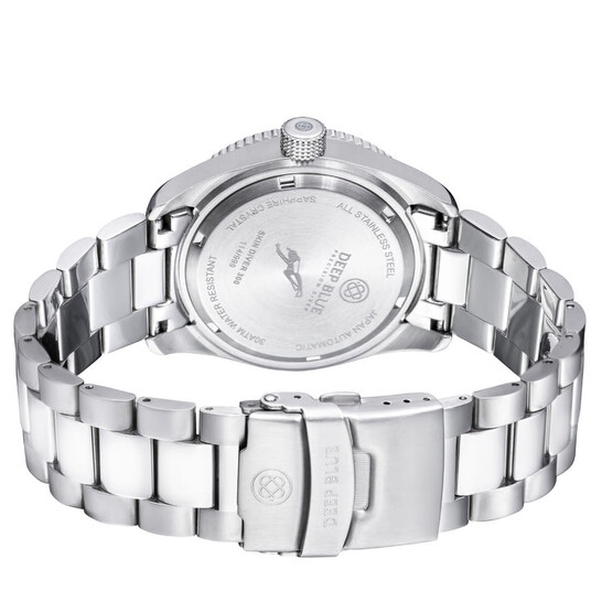 Deep Blue Skin Diver 300 Automatic Black Dial Men's 40 mm Watch ...