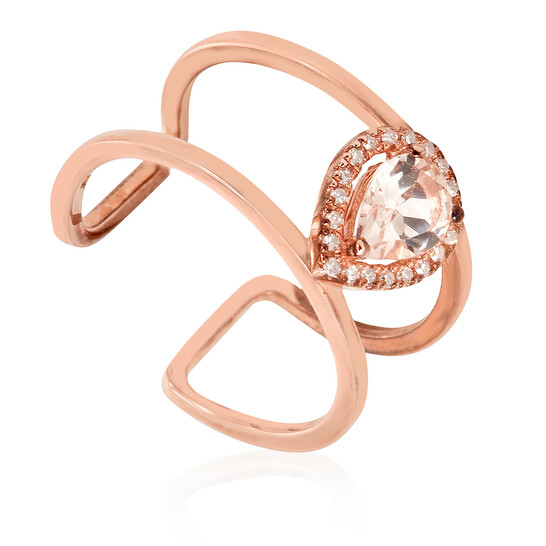 rose gold open ring