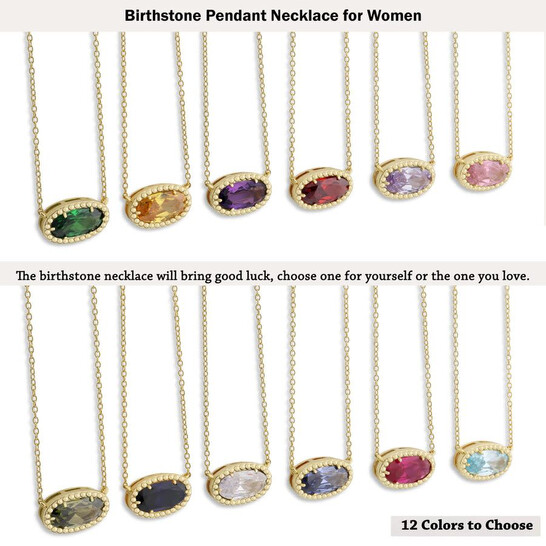 Belacqua Siam Ruby July Birthstone Oval Pendant Necklace in 14K Gold ...
