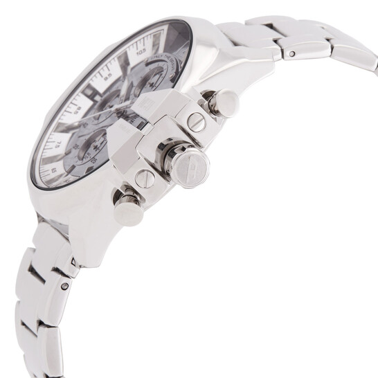 Diesel Baby Chief Chronograph Quartz Silver Dial Watch DZ4652 698615150106 - Watches, Baby Chief ...