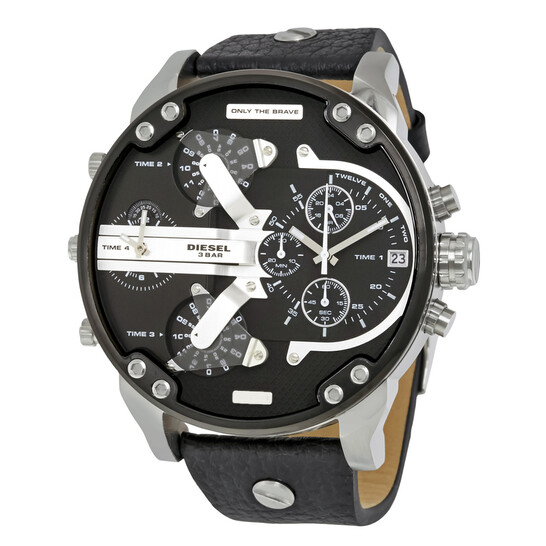 Diesel Mr. Daddy 2.0 Black Dial Men's Chronograph Watch DZ7313 ...