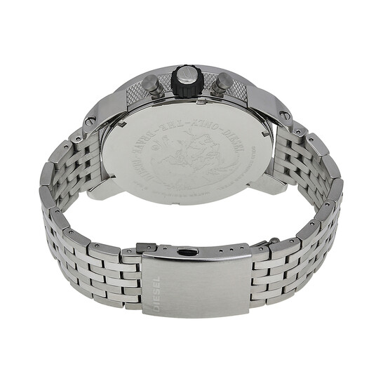 Diesel SBA Dual Time Chronograph Grey Dial Men's Watch DZ7259 ...