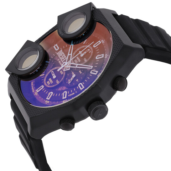 Diesel Sideshow Chronograph Quartz Black Dial Men's Watch DZ7474 ...