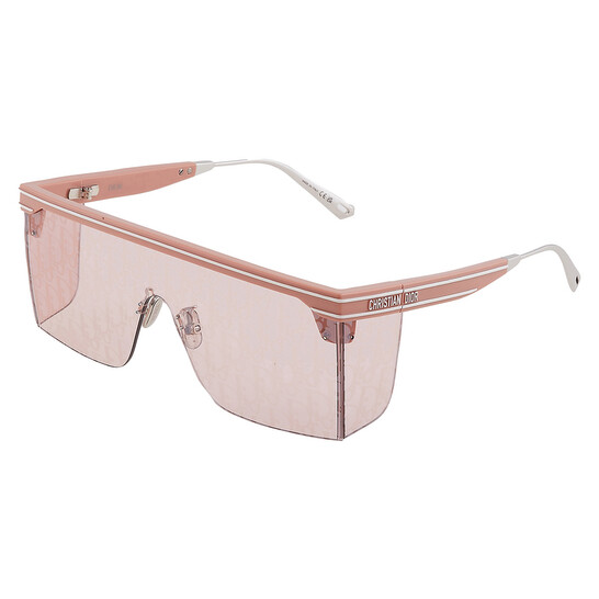 Dior DIORCLUB M1U Pink Logo Shield Ladies Sunglasses CD40042U 72Y 00 ...