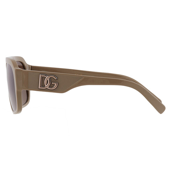 Dolce & Gabbana Dark Green Pilot Men's Sunglasses DG4403 332982 58 ...