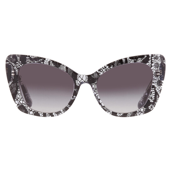 Dolce & Gabbana Grey Gradient Butterfly Ladies Sunglasses DG4405 32878G ...