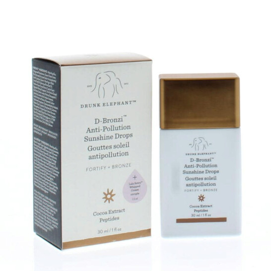 Drunk Elephant Bronzi Anti-Pollution Sunshine Drops 1 oz Skin Care ...